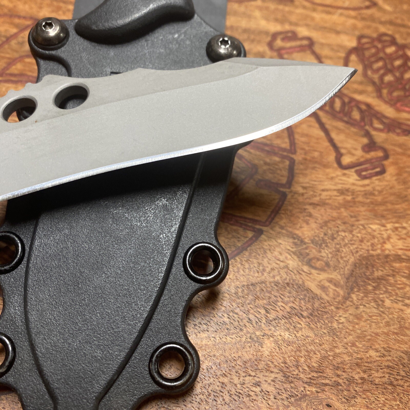 RARE/DISCONTINUED HK/Benchmade 14100 Mike Snody Fixed Blade Knife W ...