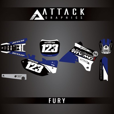 Attack Graphics Custom Fury Complete Bike Graphics Kit For Yamaha ...