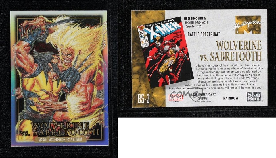 2024 Marvel Masterpieces '92 Battle Spectrum Rainbow Wolverine ...