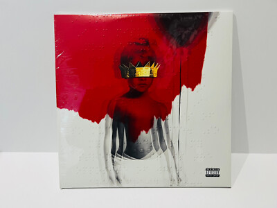 Rihanna - ANTI Vinyl 2LP - *NOT TARGET* True Red Opaque Colored Ship ...
