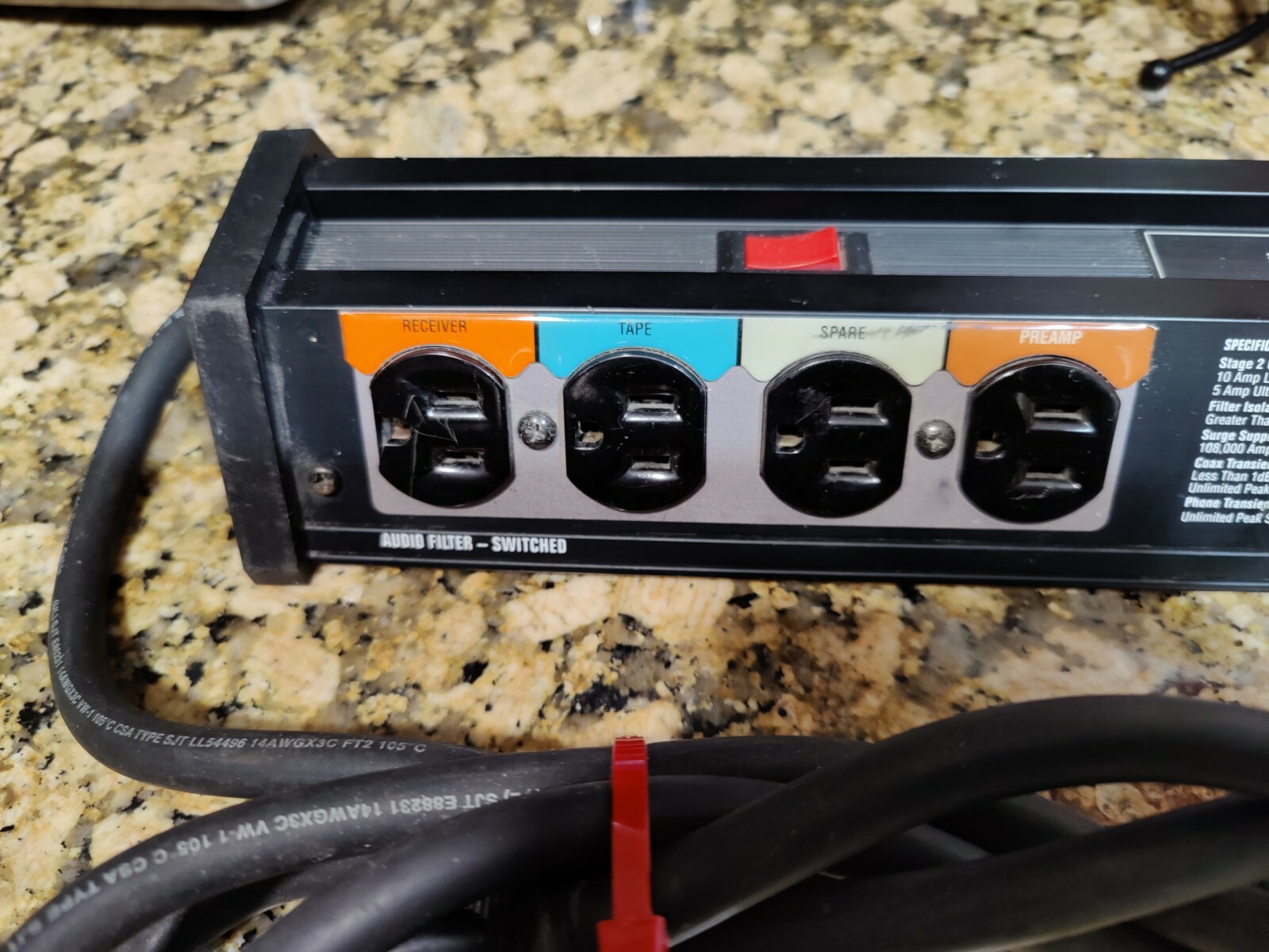 Monster Power Home Theatre Power Center HTS 1000 MK II Surge Protector ...