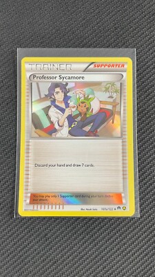 1x Professor Sycamore 107a/122 HOLO XY BREAKpoint Pokemon TCG Card NM ...