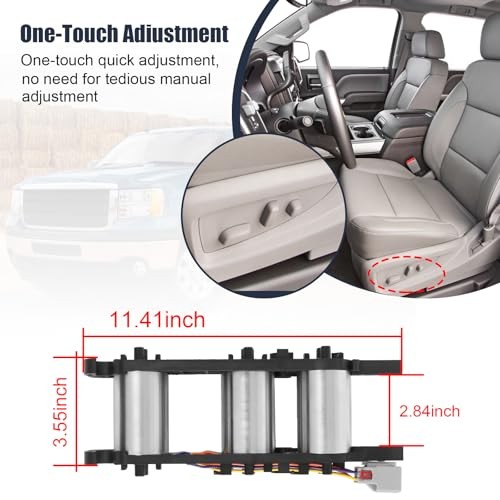 6 or 8 Way Power Seat Motor W/O Memory Compatible with Chevy Silverado ...