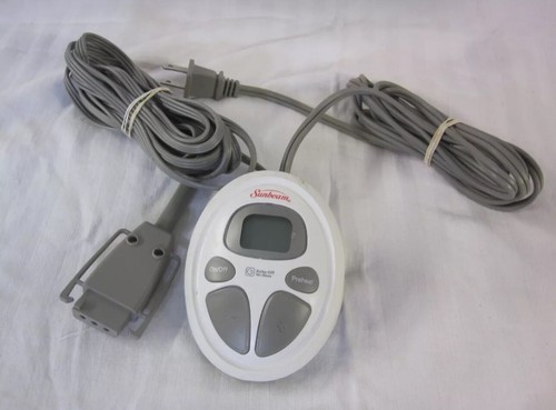 Sunbeam PAC427 Electric Blanket Heated Dual Controller 4 Prong Style ...