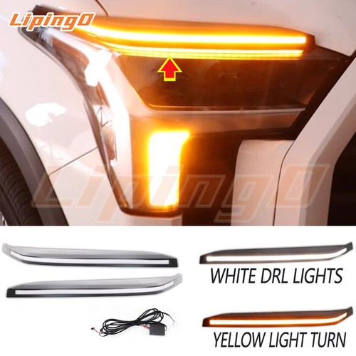 For 2023-2024 Toyota Sequoia ABS LED Daytime Running Light DRL Front ...