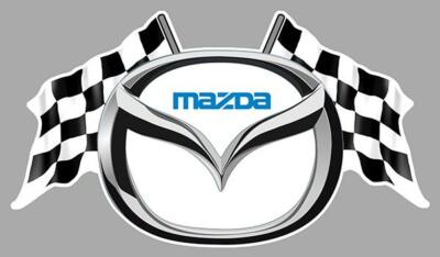 MAZDA FLAGS Sticker vinyle laminé | eBay