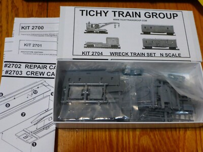 Tichy Train Group N #2704 Work Train Set - Kit pkg(4) -- Undecorated | eBay