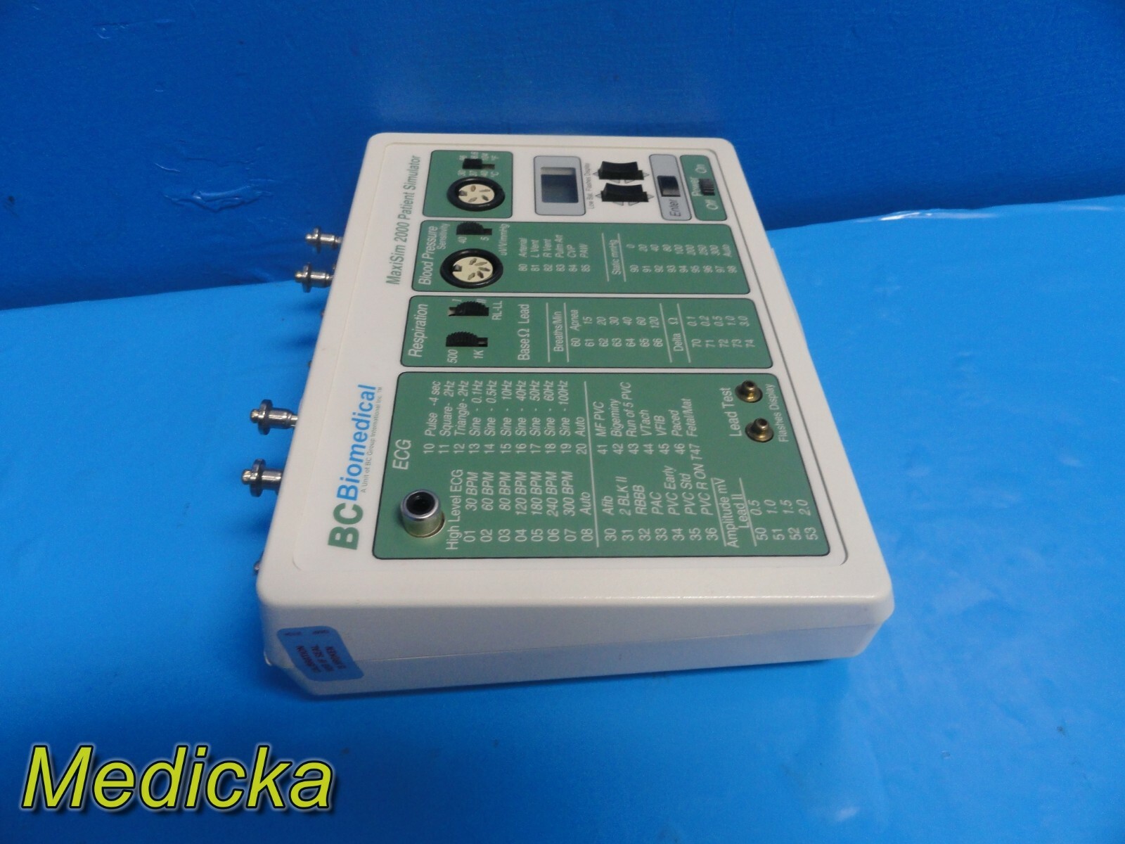 BC Biomedical MAXISIM 2000 Patient Simulator W/ Adapter+Case *2018 ...