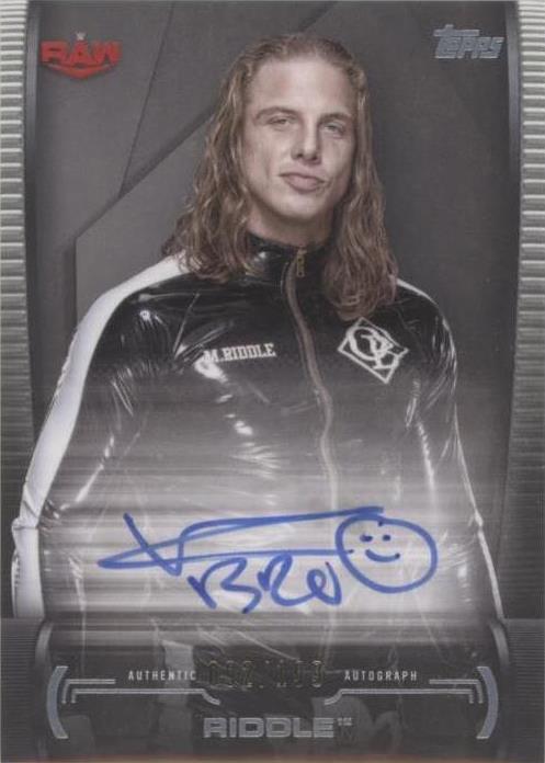 2021 Topps WWE Undisputed - Superstar Roster Autographs Matt Riddle #A ...