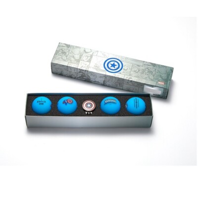 Volvik x Marvel Golf Balls with Hat Clip & Ball Marker Pack - CAPTAIN ...