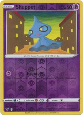 4x Shuppet - 067/185 - Common - Reverse Holo NM-Mint Pokemon SWSH04 ...