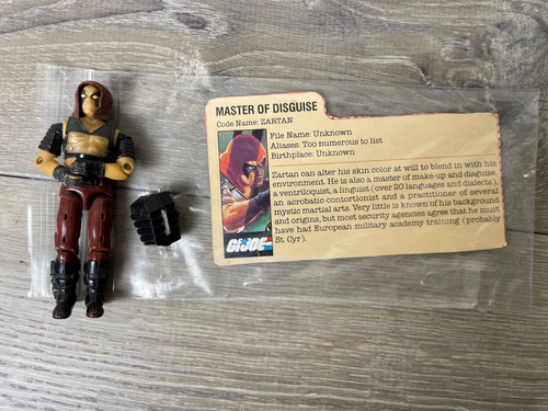 1984 Vintage GI Joe Zartan Master of Disguise v1 Action Figure With ...