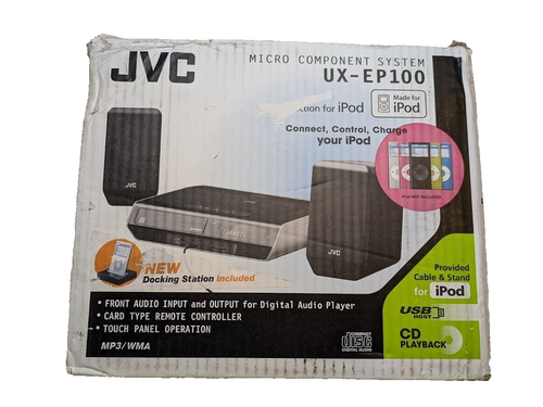 iPod Speaker System Dock - JVC Micro Component - UX-EP100 mp3/Cd/Radio ...