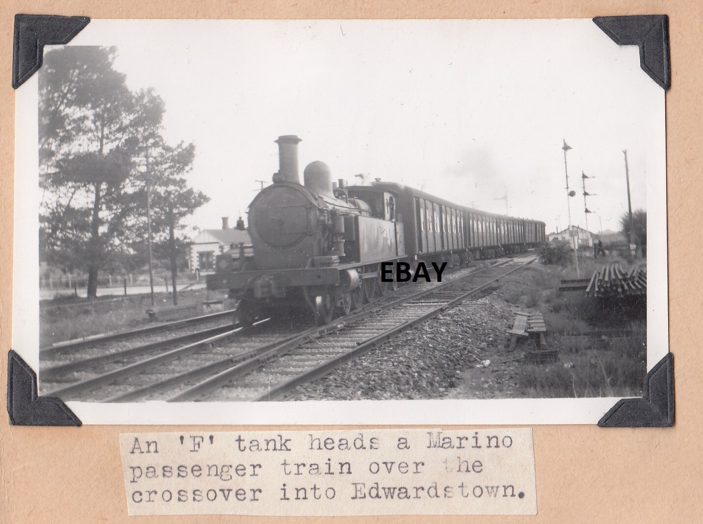 TRAIN at Edwardstown Adelaide ORIGINAL OLD PHOTO South Australia ...
