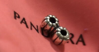 Authentic Pandora Double Clip Rare HTF Charm 4BRACELET retired ** LAST ...