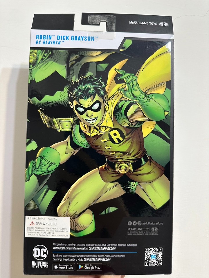 Mcfarlane DC Multiverse Rebirth Robin Dick Grayson Gold Label New | eBay
