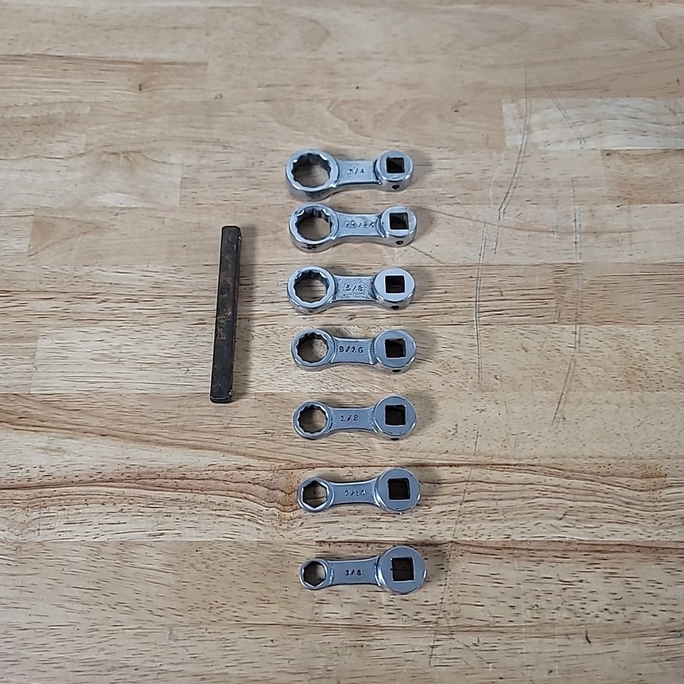 Mac Tools 7 Piece 3/8” Torque Adapter Set 3/8 - 3/4 - CB12 - CB 24 | eBay