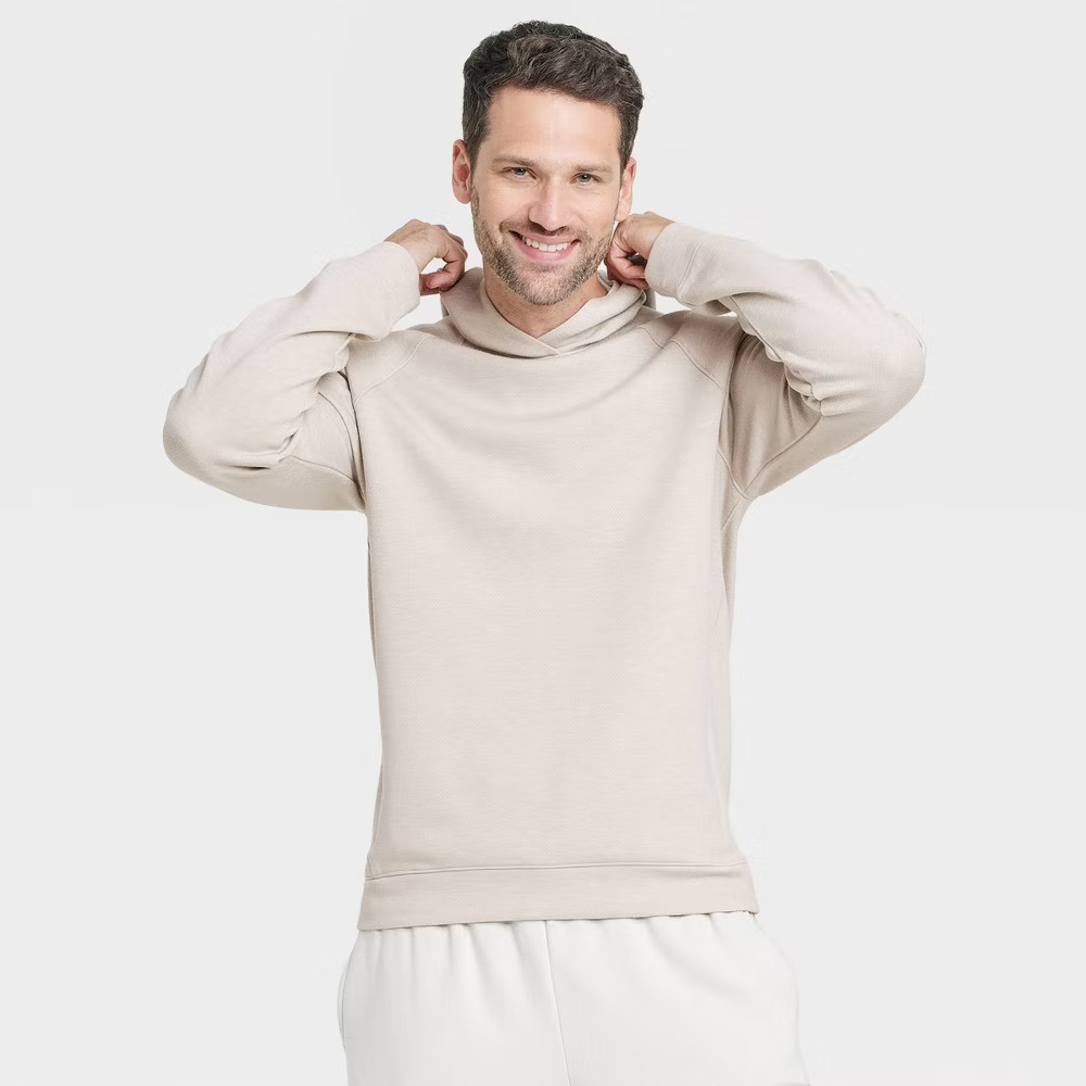 Men's Mesh Spacer Fleece Hoodie - All In Motion Blue S | eBay