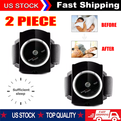 Anti-Snore Wristband Smart Infrared Snore Stopper Bracelet Anti-snoring ...