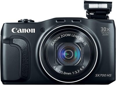 Canon PowerShot SX700 HS 1/2.3" 30x Optical Zoom Compact Digital Camera ...