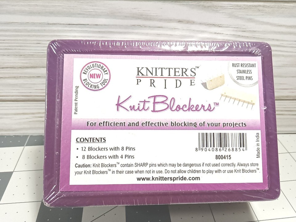 Knit Blockers Knitters Pride KP800415 Knit Blockers & Pin Kit 1 Pack 20 ...
