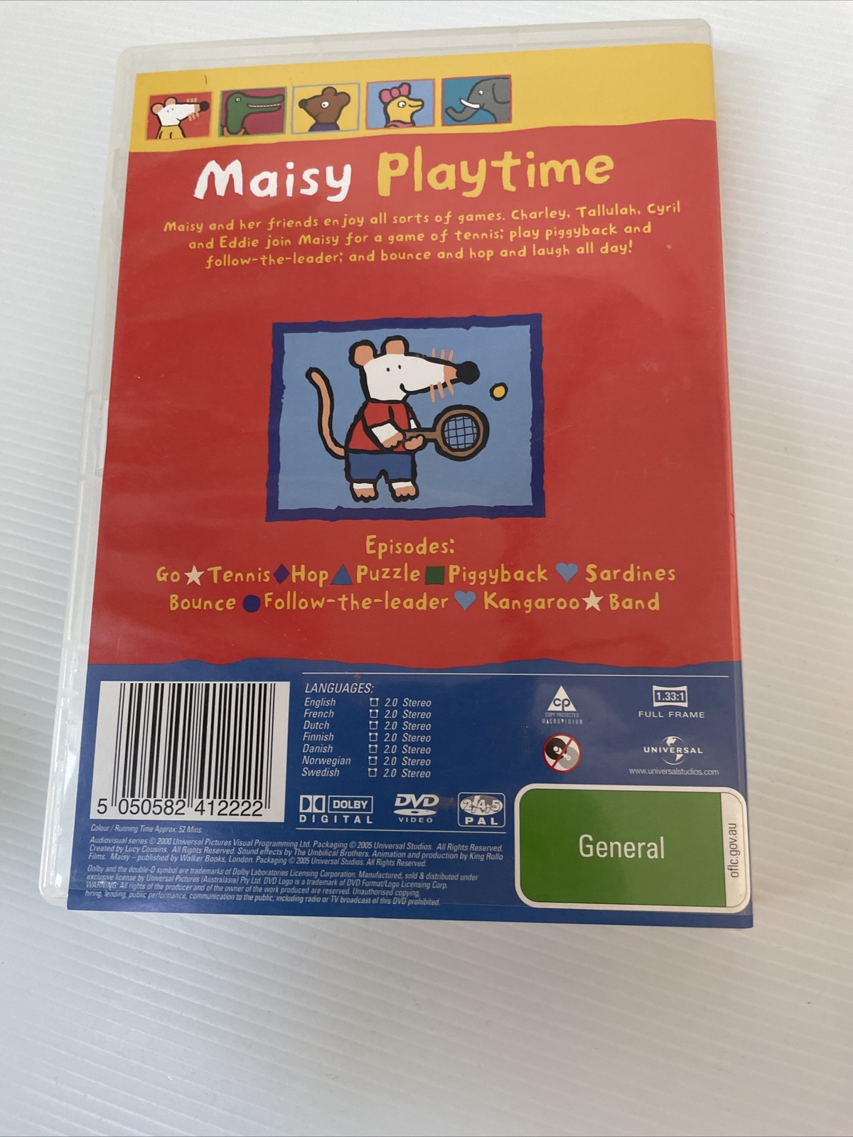 Maisy Dvds Maisy And Panda, Playtime, Fun In The Sun, Bedtime, Animals ...