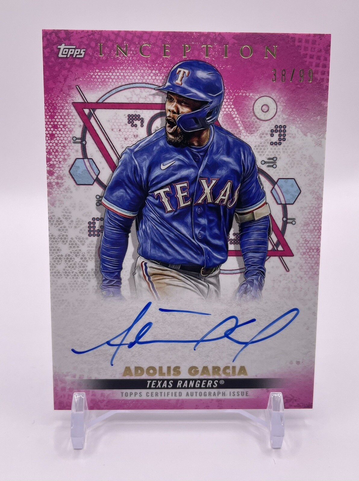 Adolis Garcia - 2022 Inception Rookies & Emerging Stars Auto - Magenta ...