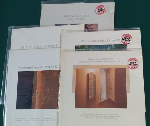 LOT / 5 WINDHAM HILL SAMPLER 12" LP vinyl '81 '82 '84 '86 & PIANO New ...