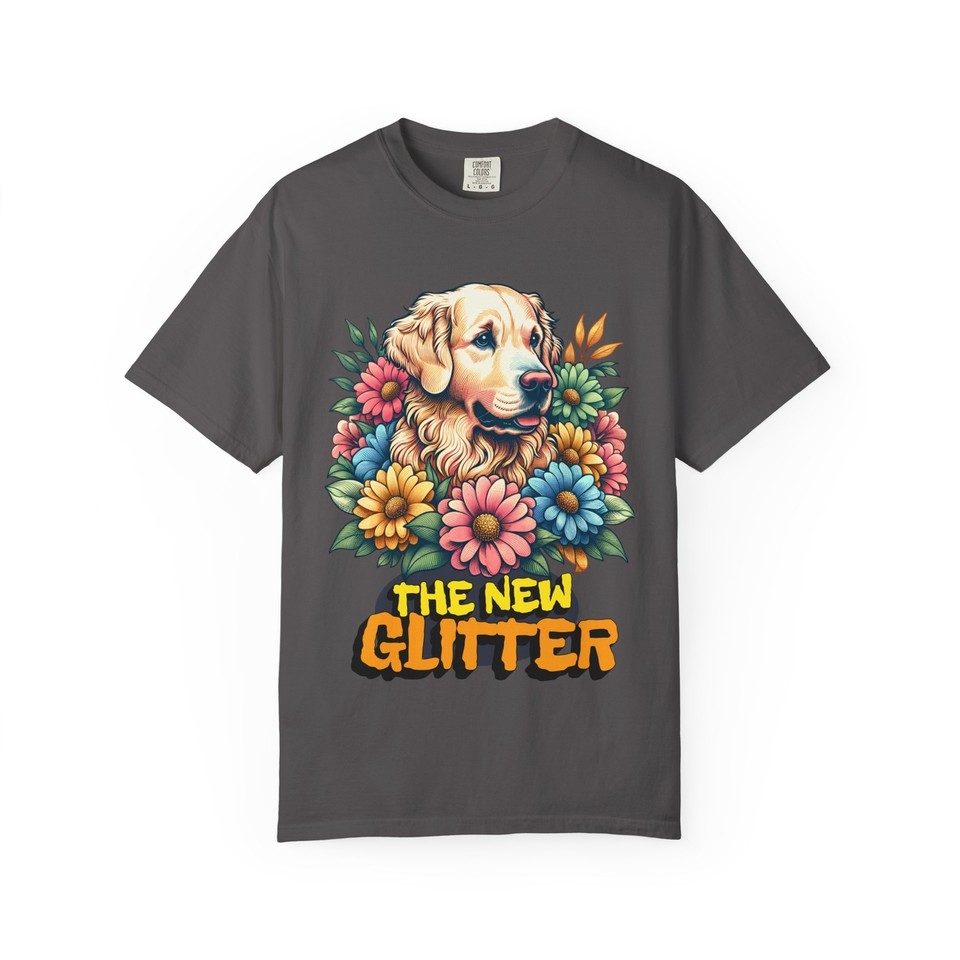Golden Retriever Floral T-Shirt, Dog Lover Gift, Funny Pet Tee, Animal ...