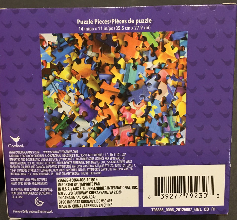 Cardinal 300 Piece Puzzle Colorful Puzzle Pieces Beautiful Brand New In ...