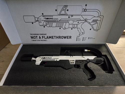 The Boring Company / Elon Musk - Not a Flamethrower #06695 (BNIB) | eBay