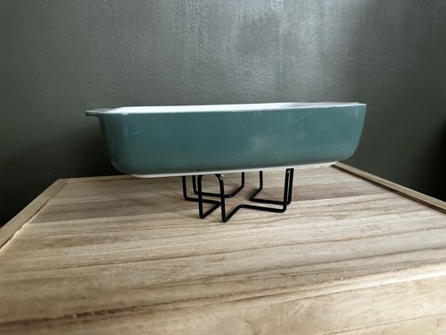 PYREX Vintage 1953 Promo HEINZ 507B Seafoam Green Rectangle Casserole ...