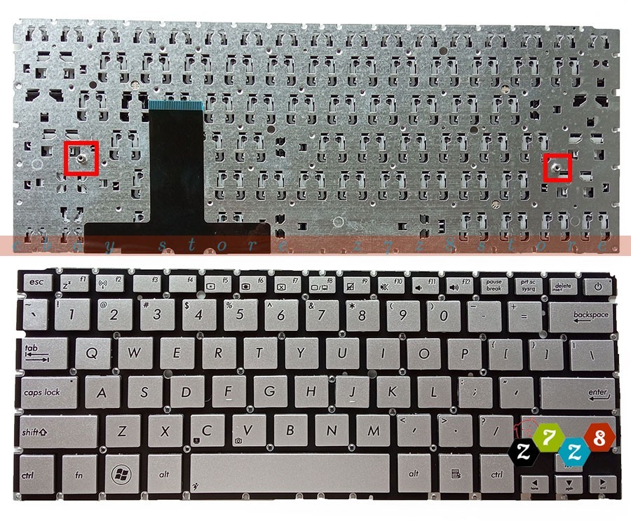 New US Keyboard For ASUS Zenbook UX31 UX31A UX31LA UX31E Laptop Silver ...