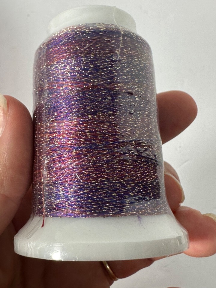 Glitter Superior Thread Sparkle Decorative Serger Machine Halo 370 Plum ...