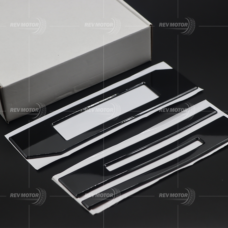 3D Raised Gloss Black Tailgate Inserts Letters Emblems fit for F-150 ...