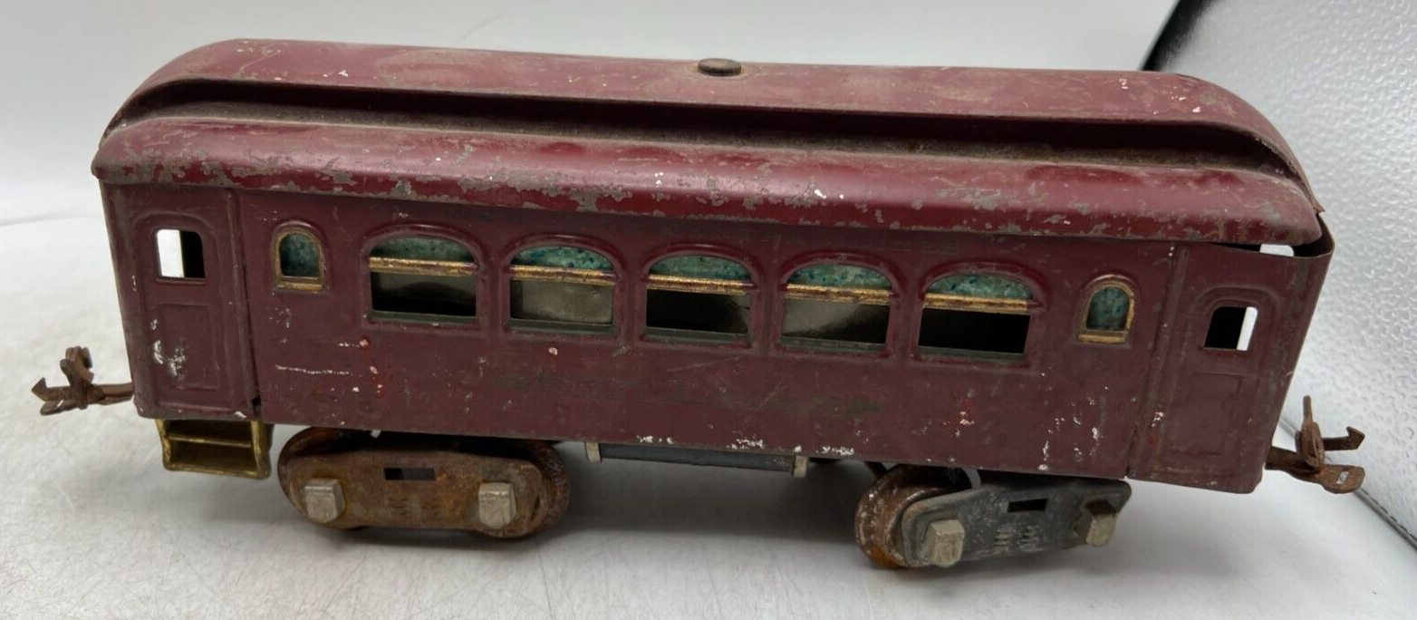 Prewar Lionel Standard Gauge New York Central Lines Maroon Pullman Car ...