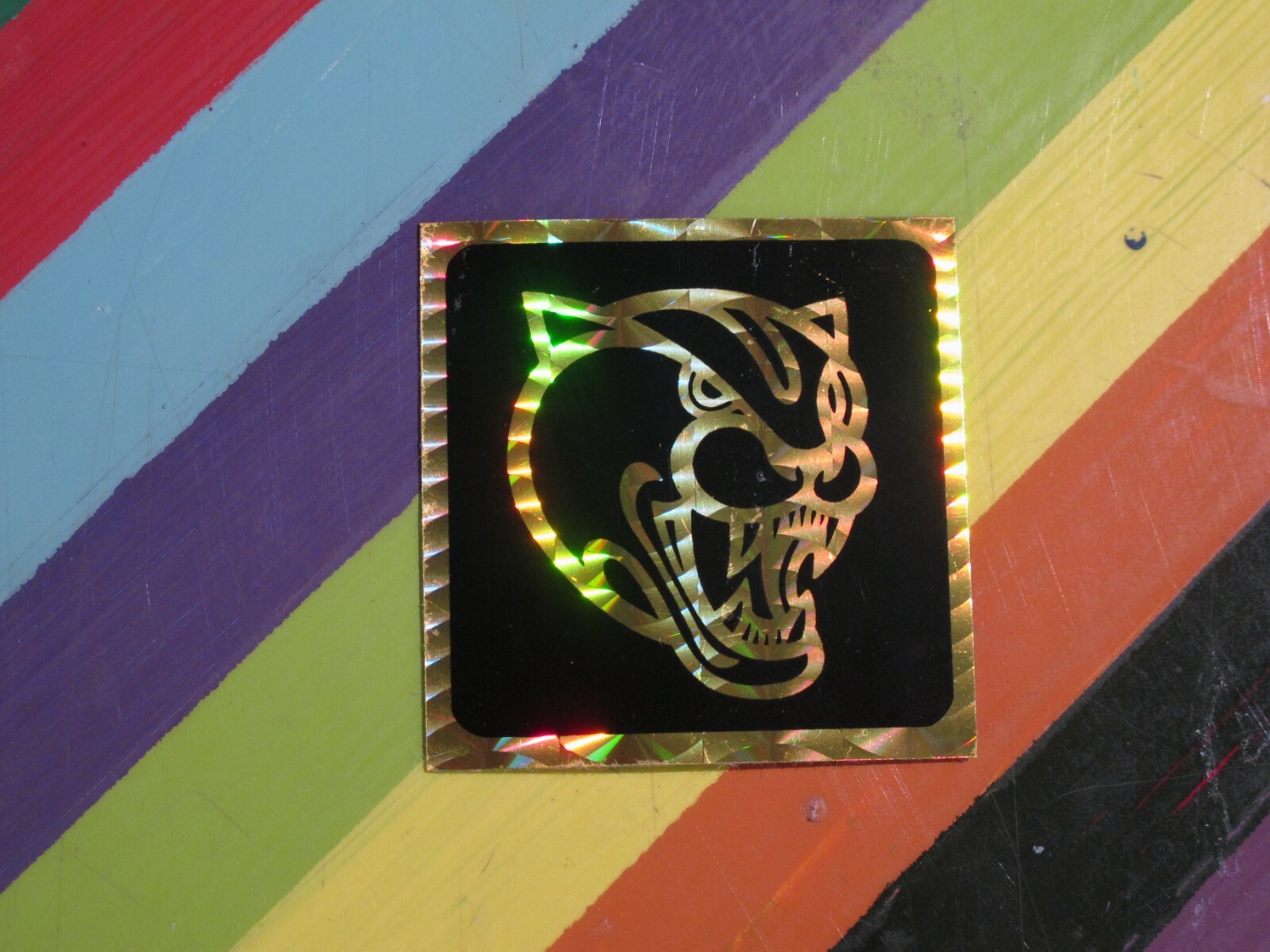 vtg 1980s Novelty BMX sticker - prismatic stuff from the 80s + others ...