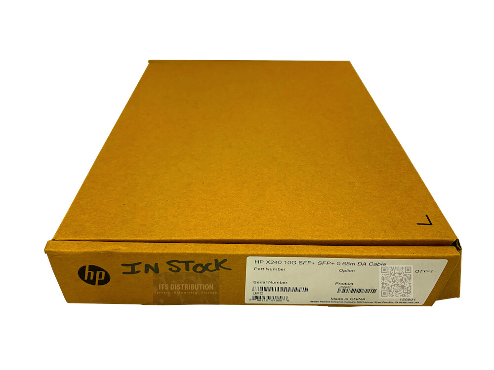 JD095C I Genuine Open Box HPE X240 10G SFP+ SFP+ 0.65m DA Copper Cable ...
