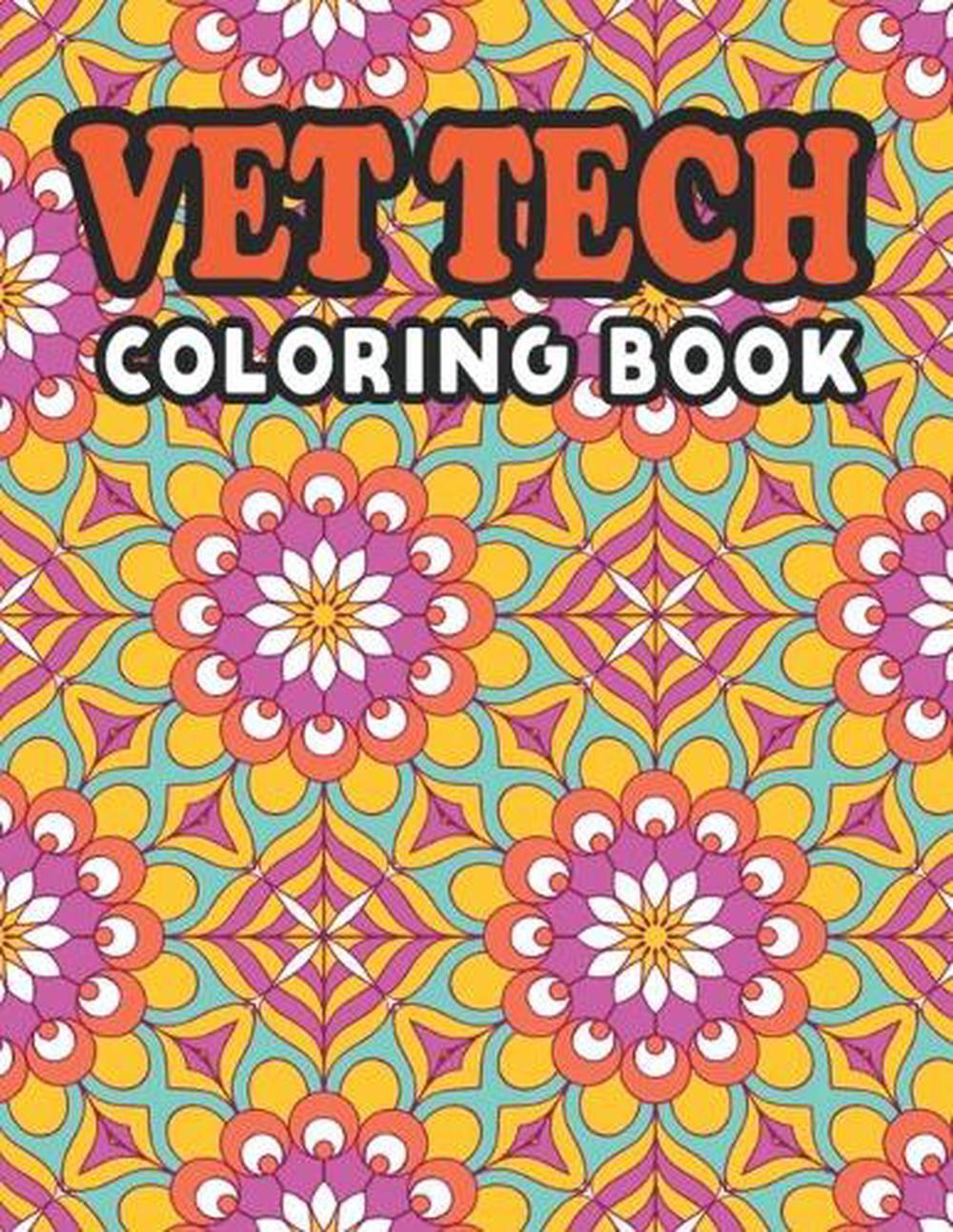 Vet Tech Coloring Book by Inkworks Press (English) Paperback Book | eBay