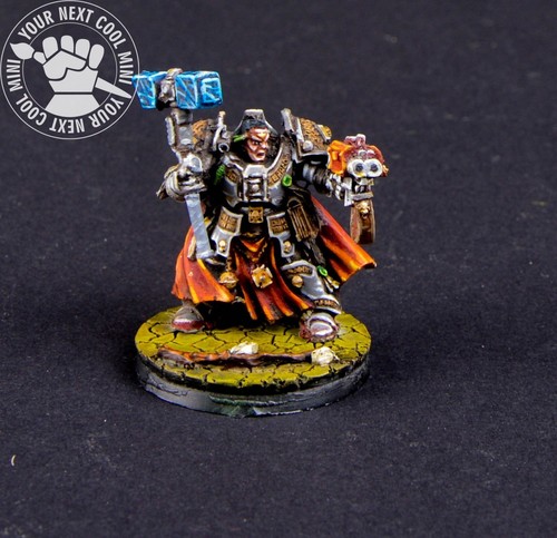 Warhammer 40K Grey Knights, Brother-Captain Stern with Power Hammer pro ...
