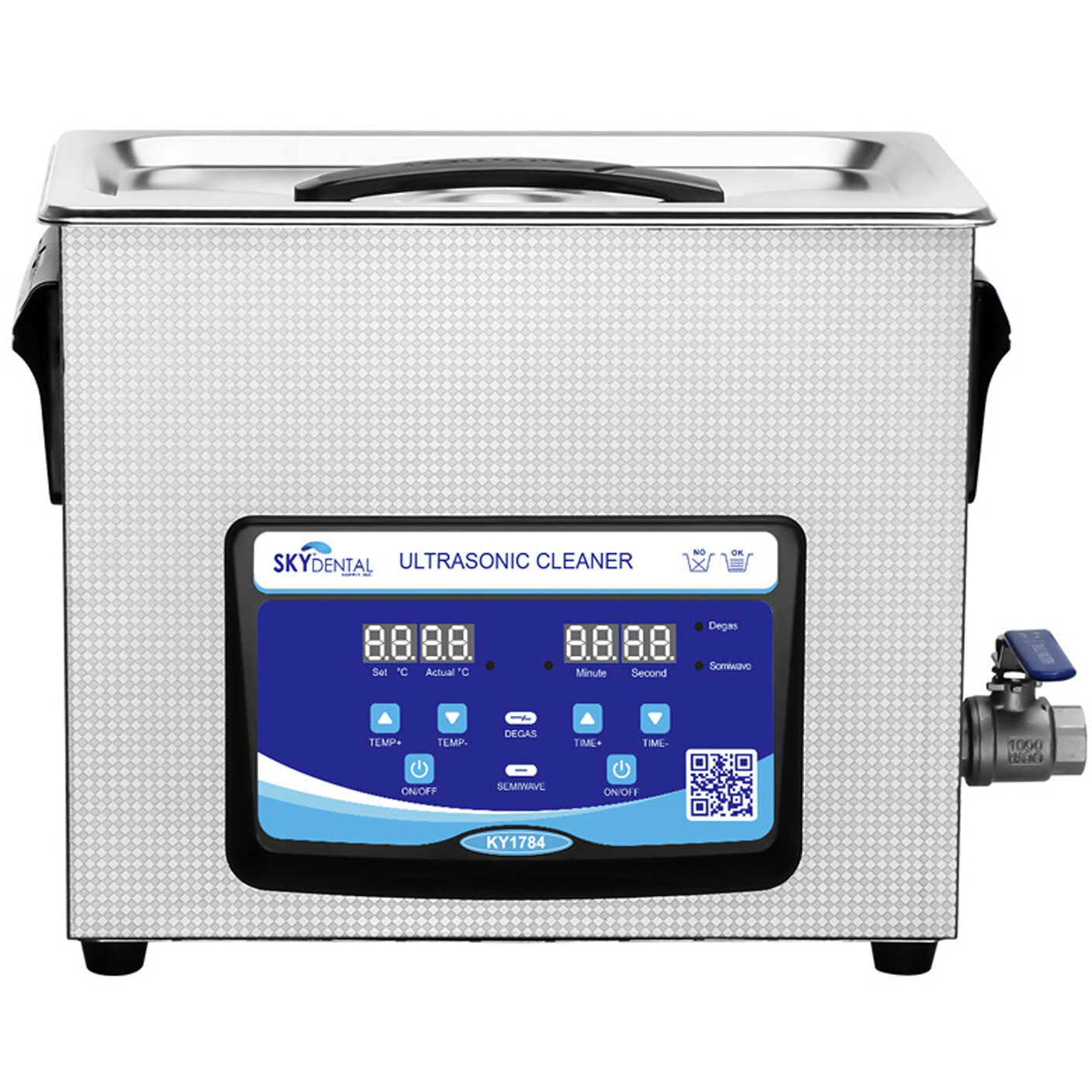 Ultrasonic Cleaner w DEGAS Functions sweep+ Tech Digital Timer Heater Drain Hose | eBay