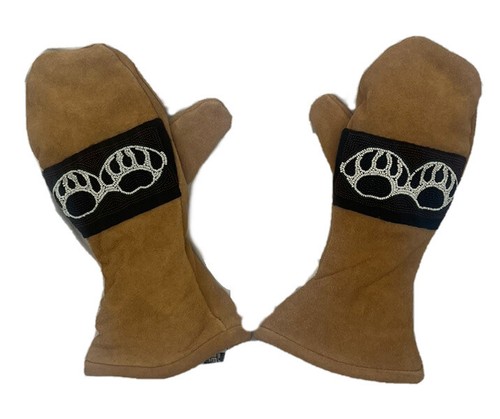 Filson x Astis Bearpaw Mittens 20133780 MADE IN USA Cow Hide Tan Khaki ...