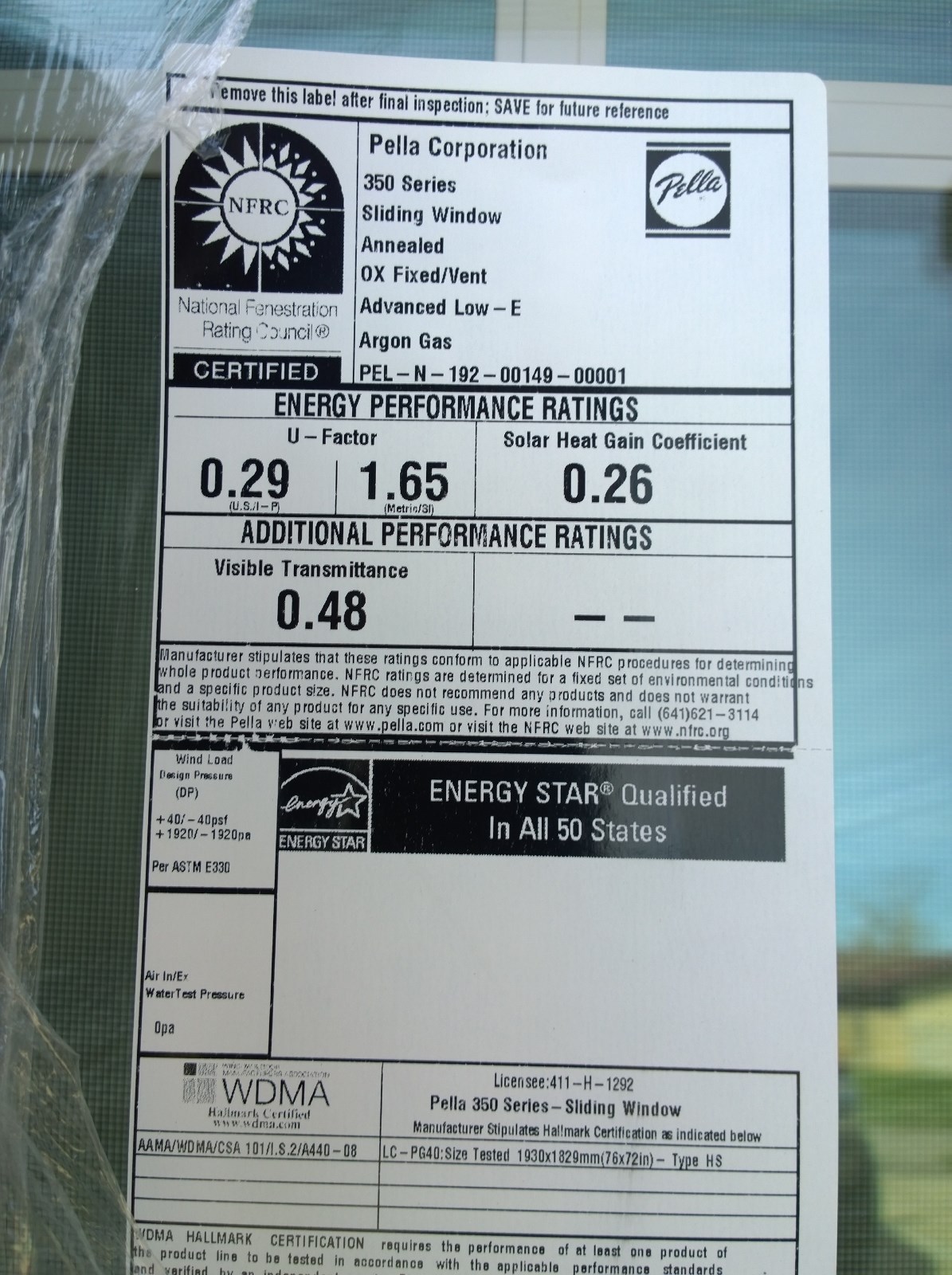 NEW: Premium PELLA Almond-Color Vinyl Semi-SLIDER Home WINDOW (52" W x ...