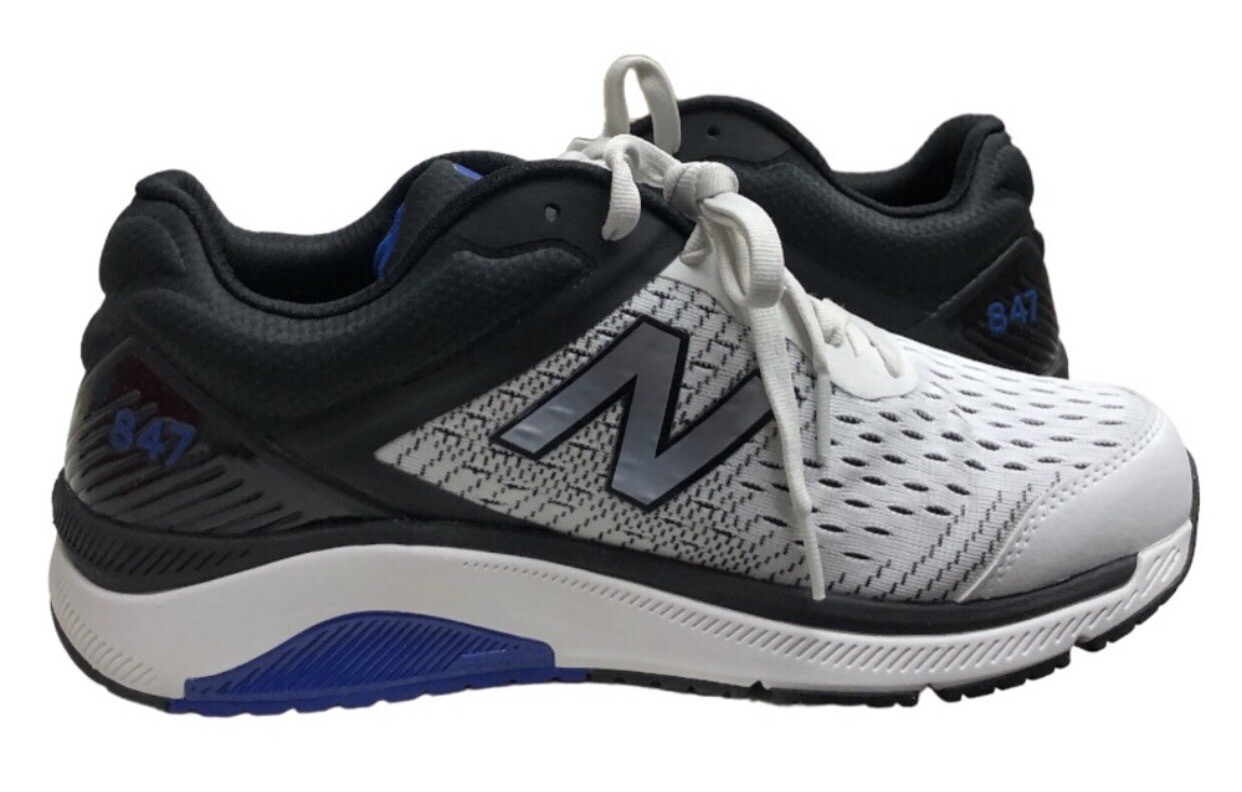 NWOB- New Balance Men's 847v4 Arctic Fox/Black Walking Shoes - SIZE 9 ...