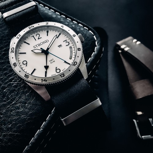 STROND SSC-101 24h GMT, pilots watch All Swiss movement | eBay