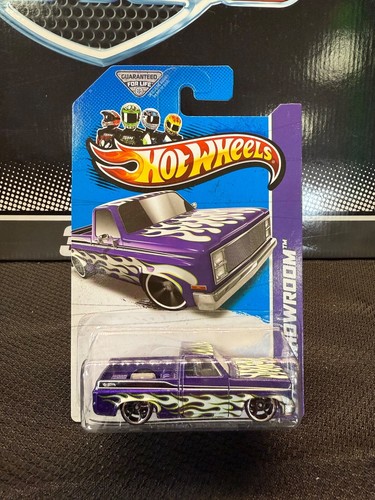 Hot Wheels '83 Chevy Silverado Purple Flames HW Showroom 166/250 2013 ...