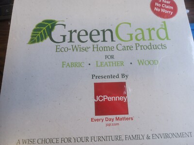 Home Green Care Eco-Wise GreenGard Fabric Leather Furniture Cleaner JC Penney | eBay