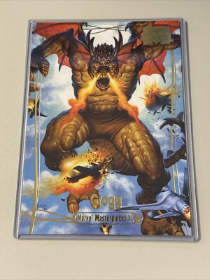 2024 Marvel Masterpieces XL Grogg Gold Foil /1999 | eBay