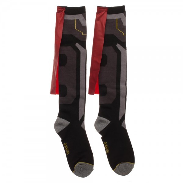 MARVEL COMIC'S Thor Armour Red Cape Unisex Knee High Socks | eBay