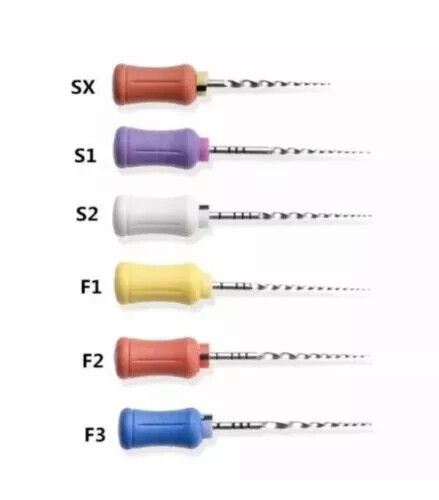 Hand Use Dental Dentsply ProTaper Universal NiTi Files SX-F3 21mm-25mm ...